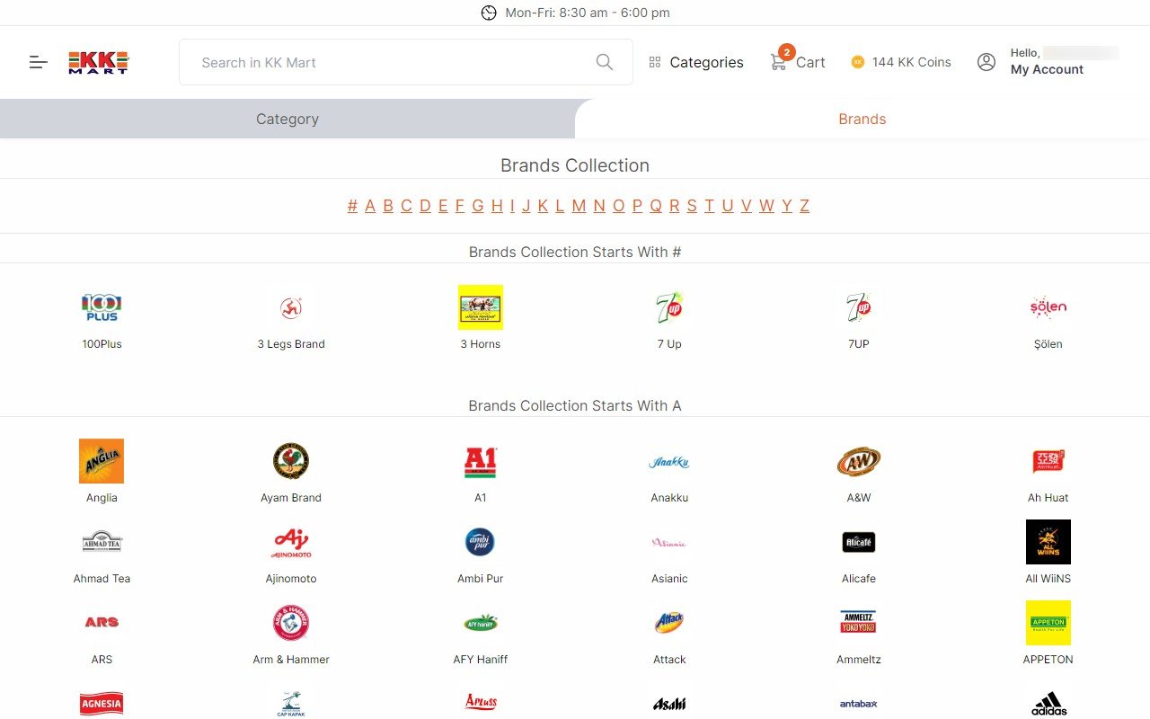 KK Mart Online Store - Lemon Code Malaysia