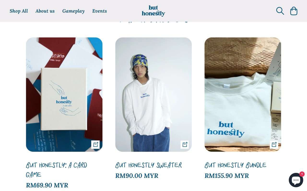 But Honestly | Social Card Game - Lemon Code Malaysia